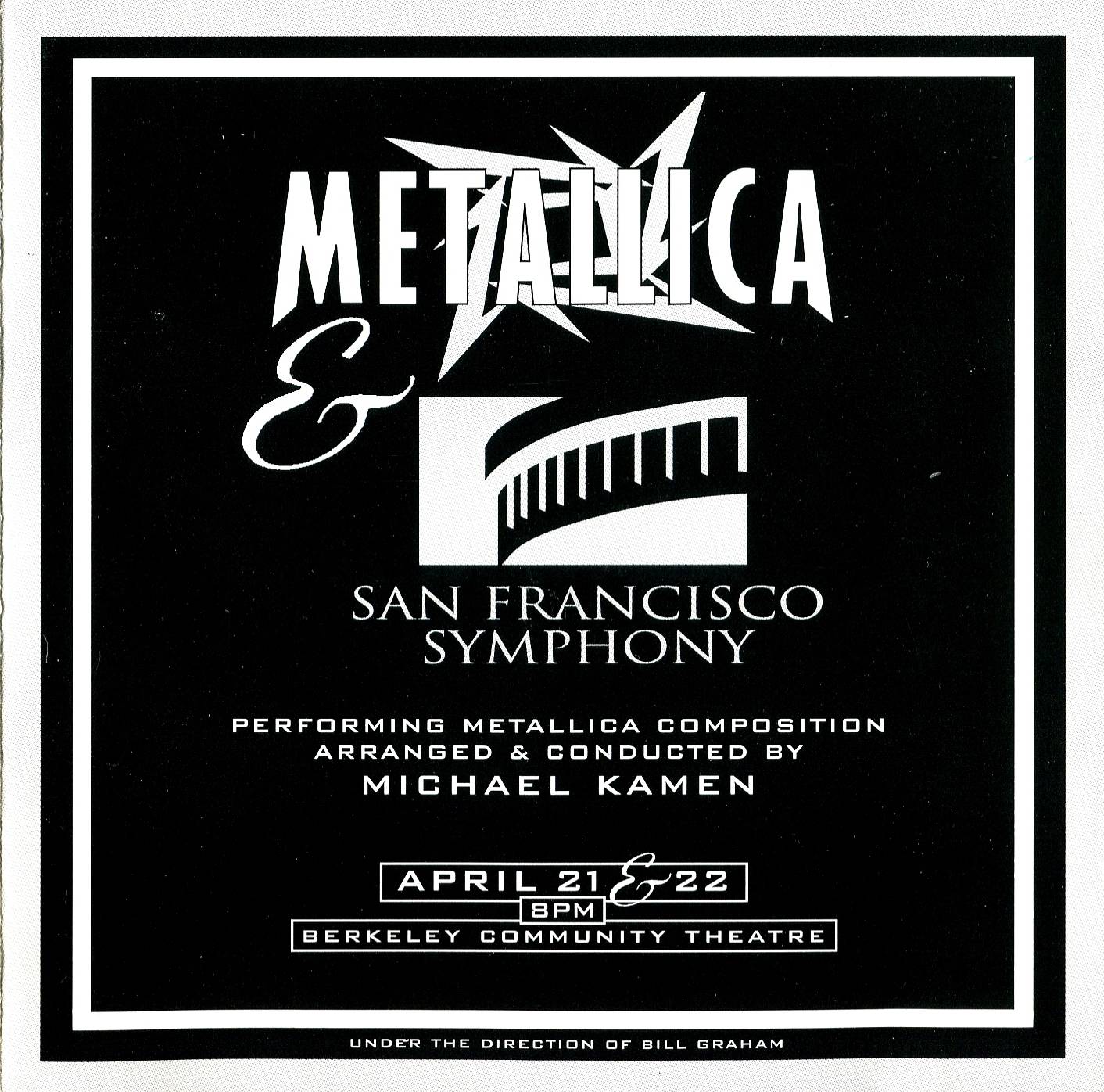 Metallica Metallica and The SF Symphony : Front US | CD Covers | Cover ...